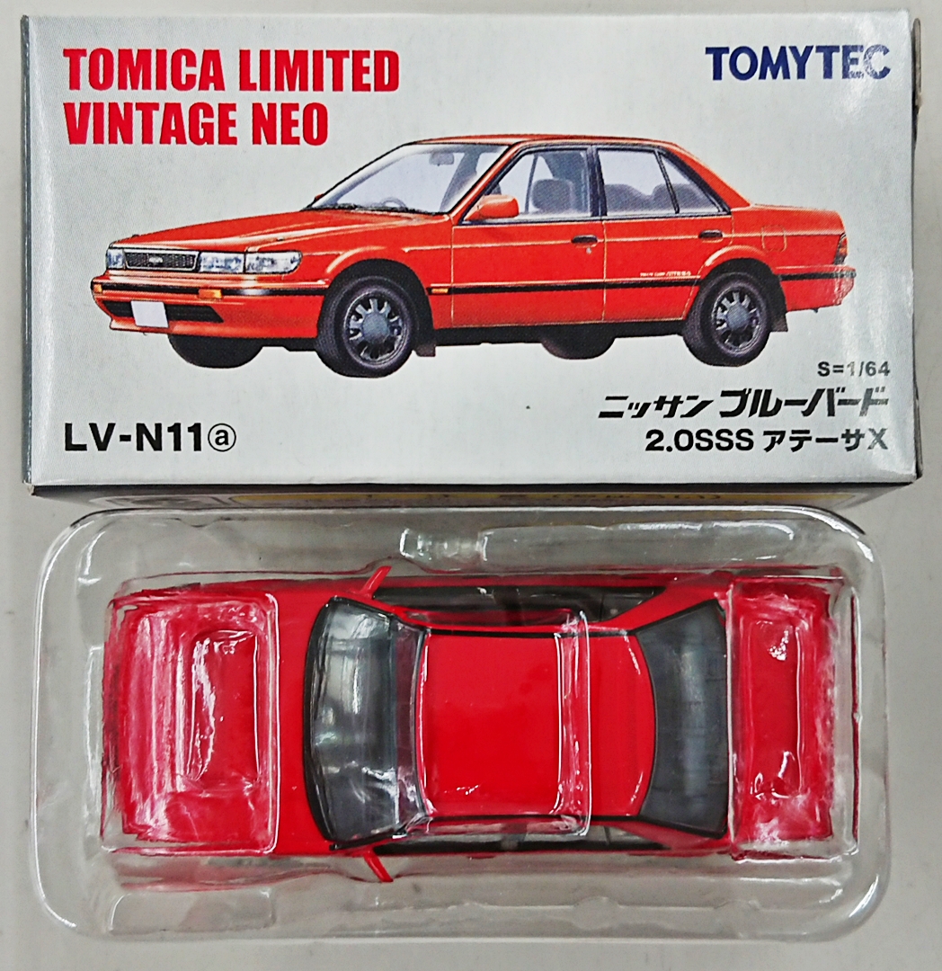 [公式]TOY(トミカリミテッドヴィンテージNEO LV-N11a ニッサンブルーバード 2.0SSS アテーナX (赤))商品詳細｜タカラ ...