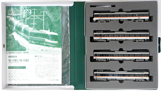 [公式]鉄道模型(10-1781+10-1782383系「しなの」 基本+増結(4両) 10両セット)商品詳細｜KATO(カトー)｜ホビーランドぽち