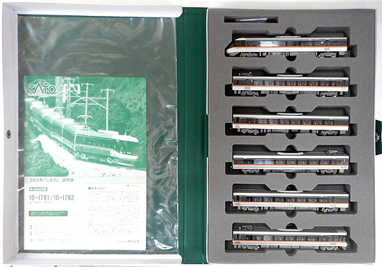 [公式]鉄道模型(10-1781+10-1782383系「しなの」 基本+増結(4両) 10両セット)商品詳細｜KATO(カトー)｜ホビーランドぽち