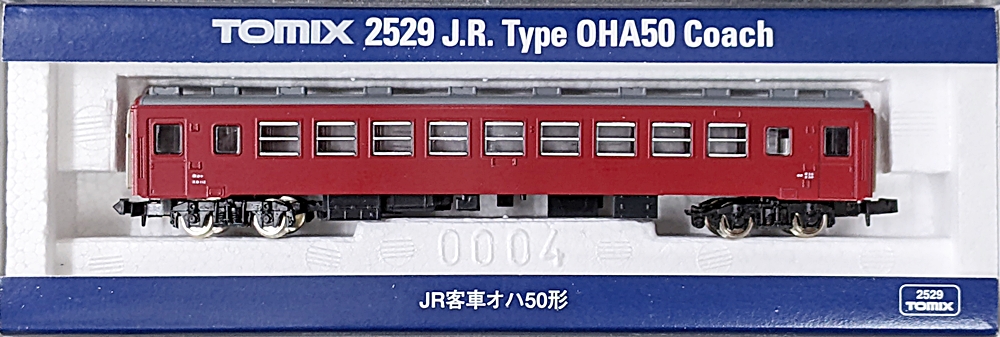 [公式]鉄道模型(2529JR客車 オハ50形)商品詳細｜TOMIX(トミックス)｜ホビーランドぽち