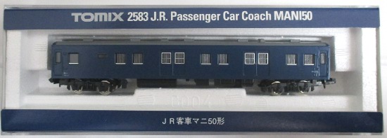 [公式]鉄道模型(2583JR客車 マニ50形)商品詳細｜TOMIX(トミックス)｜ホビーランドぽち