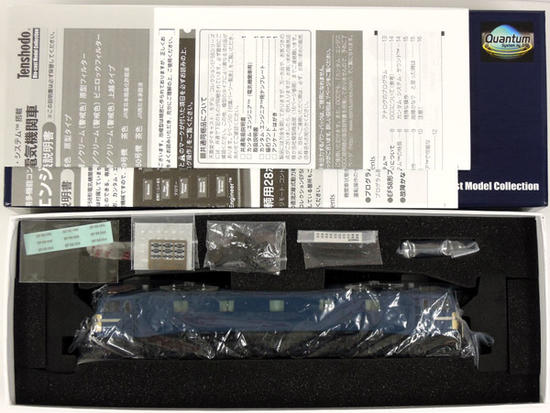 [公式]鉄道模型(72002EF58形電気機関車 (原型小窓) 青/クリーム (警戒色) 原型フィルター)商品詳細｜天賞堂｜ホビーランドぽち
